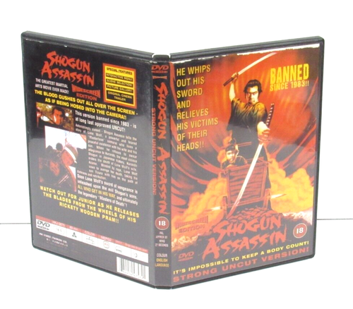 Shogun Assassin DVD Widescreen Uncut Version Lone Wolf & Cub VG+ 18:5 ...