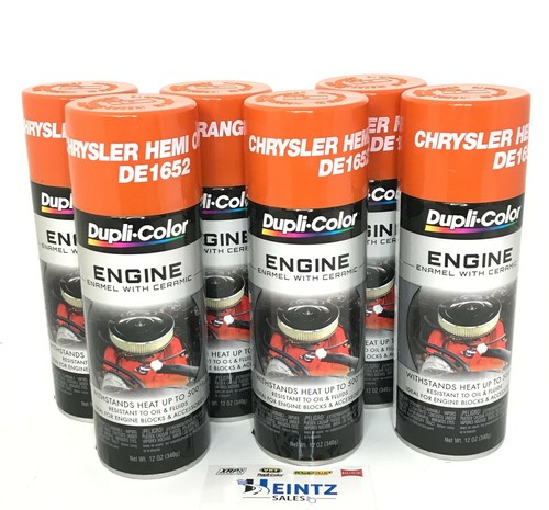Duplicolor DE1652-6 PACK CHRYSLER HEMI ORANGE Engine Enamel with ...