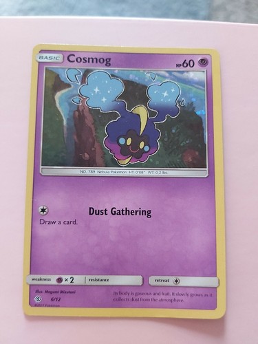 Pokemon Card Basic Holographic Cosmog HP60 Dust Gathering | eBay