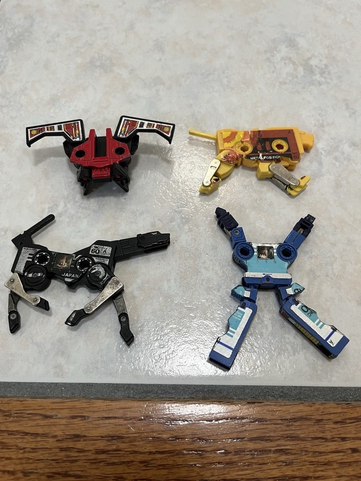 Takara Transformers G1 Mini-Cassette Lot Steeljaw Ravage Laserbeak ...