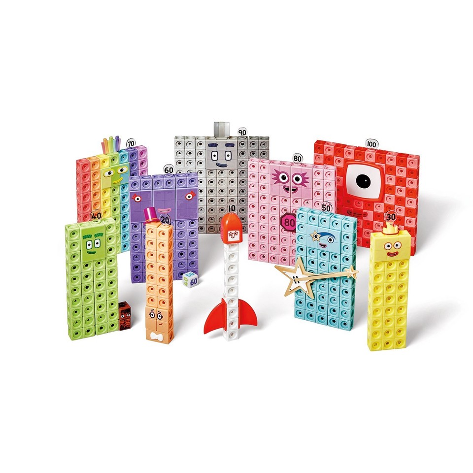 NEW in Box RARE Numberblocks® MathLink® Cubes Heroes with Zeroes Set | eBay