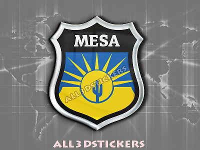 3D Emblem Sticker Resin Domed Flag Mesa - USA Adhesive Decal Vinyl ...