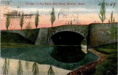 Bridge Back Bay Fens Boston Mass Germany Reichner Bros Mnchen Leipzig s ...