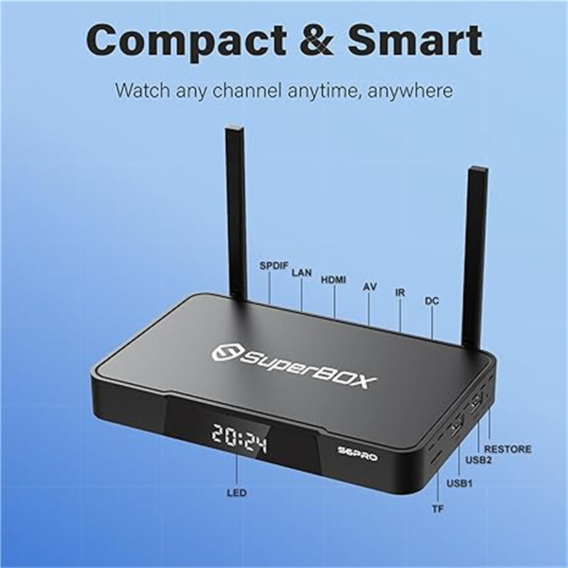 Superbox S6 PRO TV Box Black Carnival No Monthly Fee Brand ...