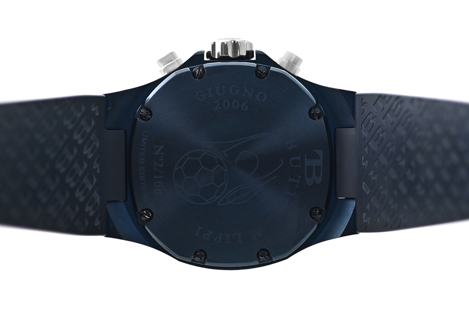 TB Buti Giugno 2006 M.Lippi Chronograph Blue PVD Steel 42MM Italian ...