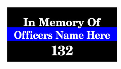 Police Officer Memorial Stickers Set of 10, Decal, Sticker | eBay