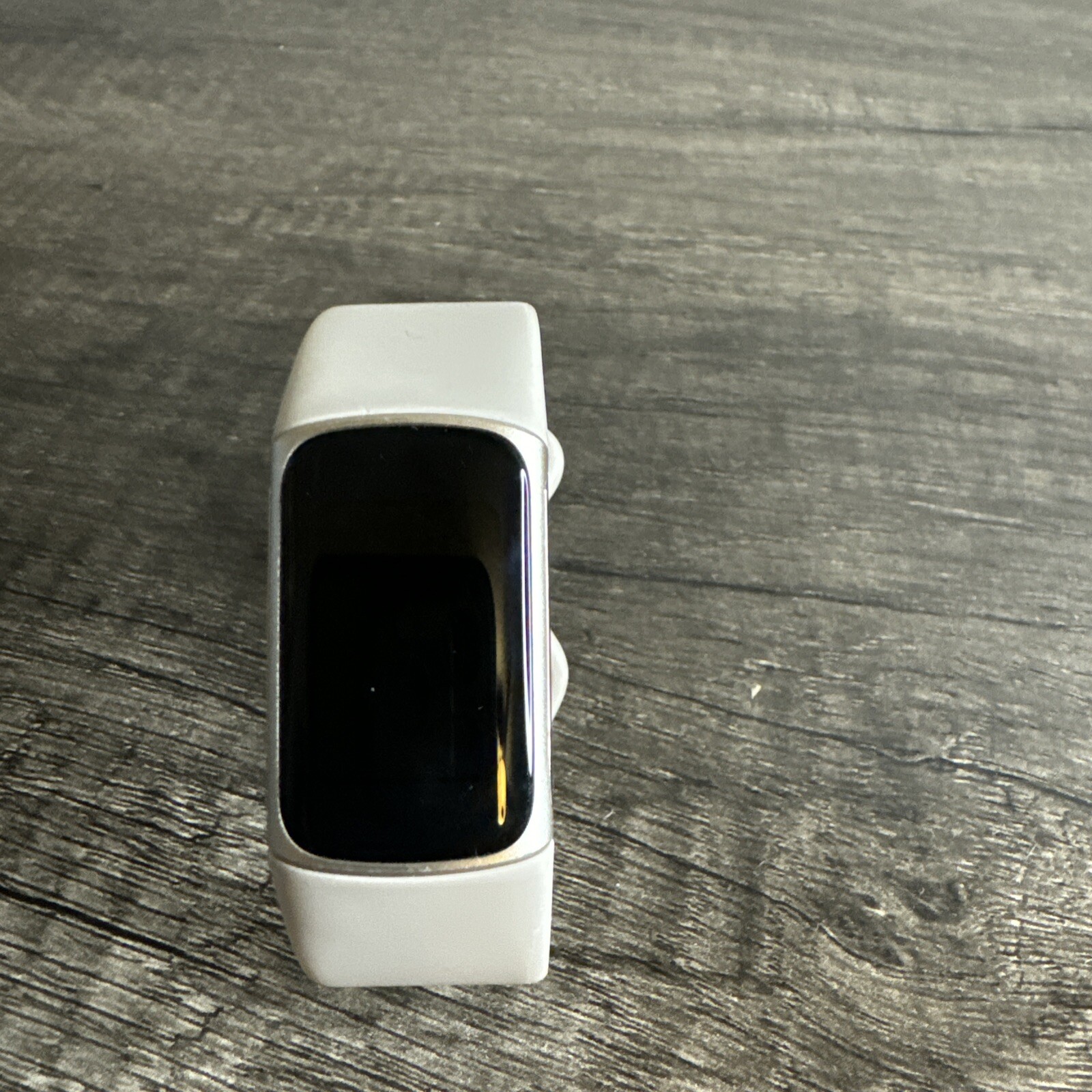 Silver Fitbit Charge 5 Activity Tracker Small White Wrist Band | eBay