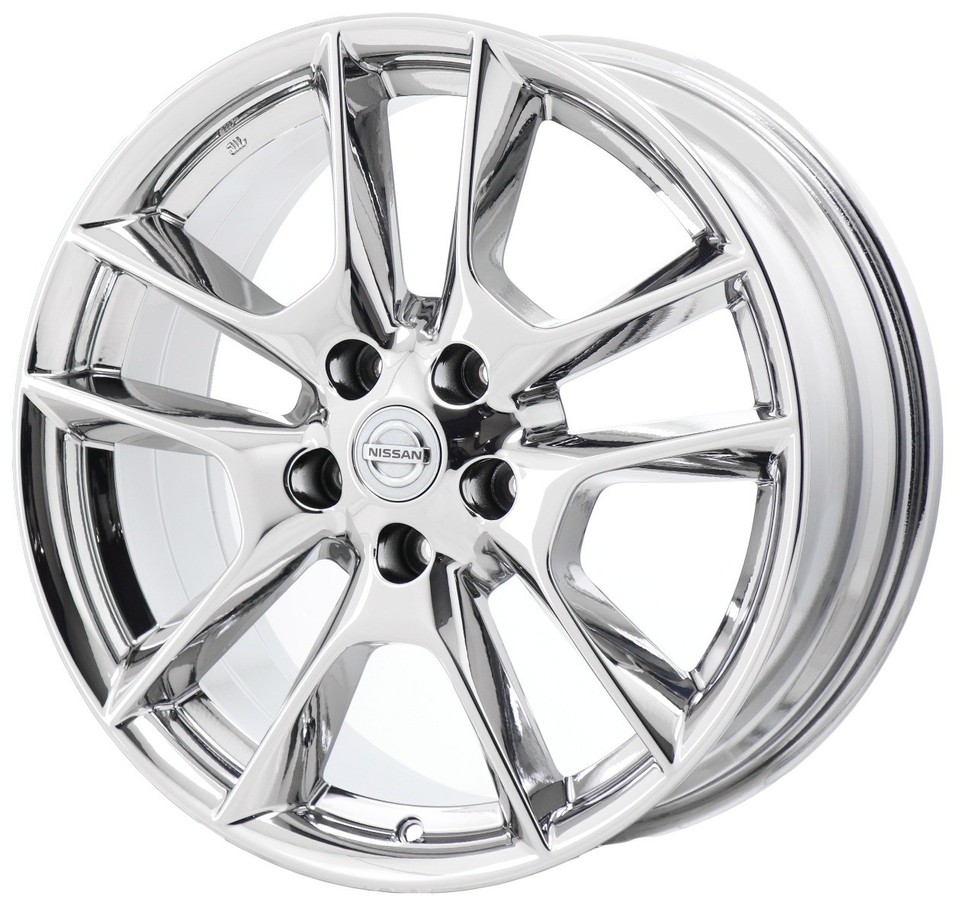 18" NISSAN MAXIMA PVD BRIGHT CHROME WHEELS-C RIMS FACTORY OEM 62511 ...