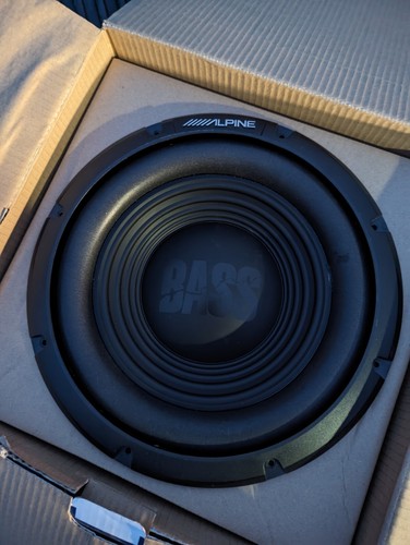 Alpine W12S4 12-inch Single 4 Ohm Subwoofer 793276040541| eBay