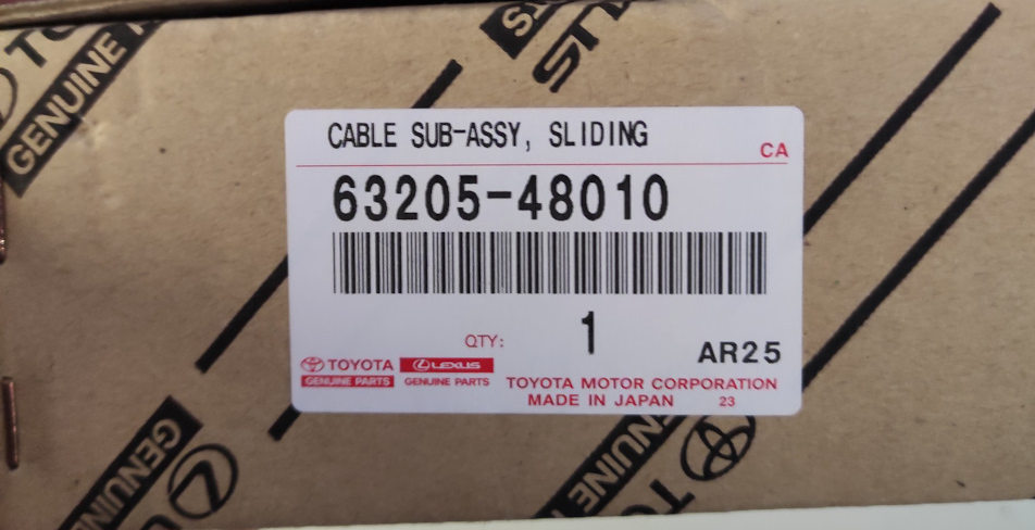 05-15 TOYOTA GENUINE LEXUS CABLE SUB ASSY. Sliding Roof Drive ☆ 63205 ...