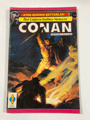 CONAN the BARBARIAN Turkish Comic #14 1980s Rare Series | eBay