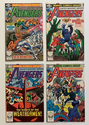 Avengers #208, 209, 210 & 211 (Marvel 1981) 4 x FN / FN+ Bronze age ...