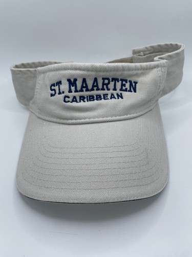 St Maarten Caribbean French West Indies Sun Visor Cap Hat Adjustable ...