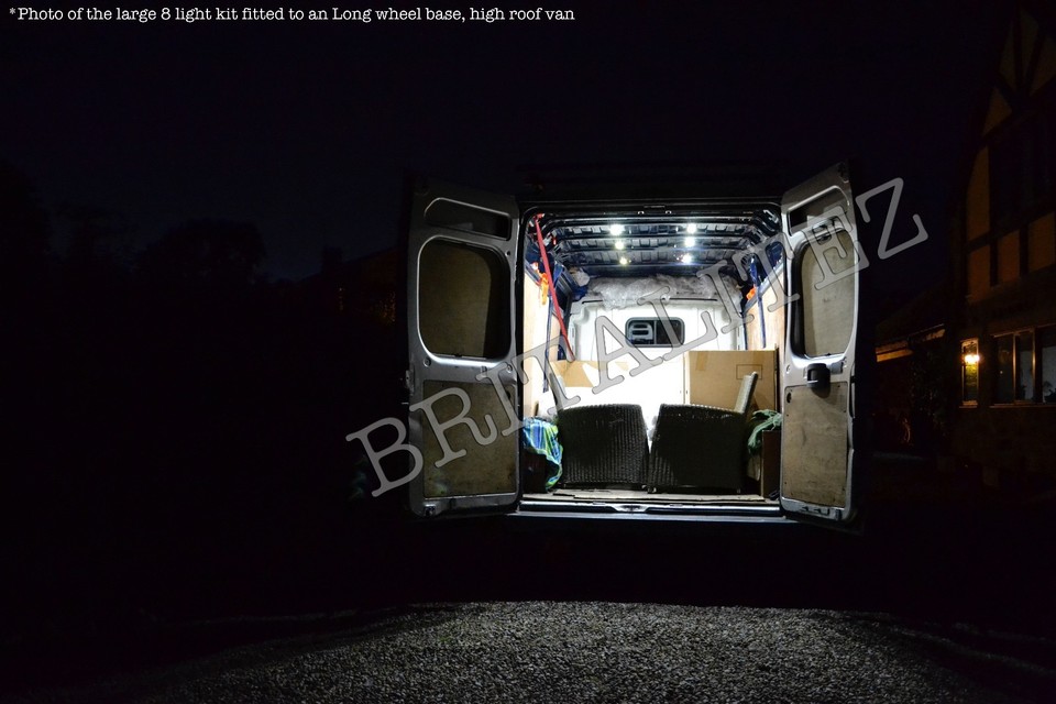 New LED Loading Lighting Kit for SWB Van - Sprinter - Ducato -Transit ...