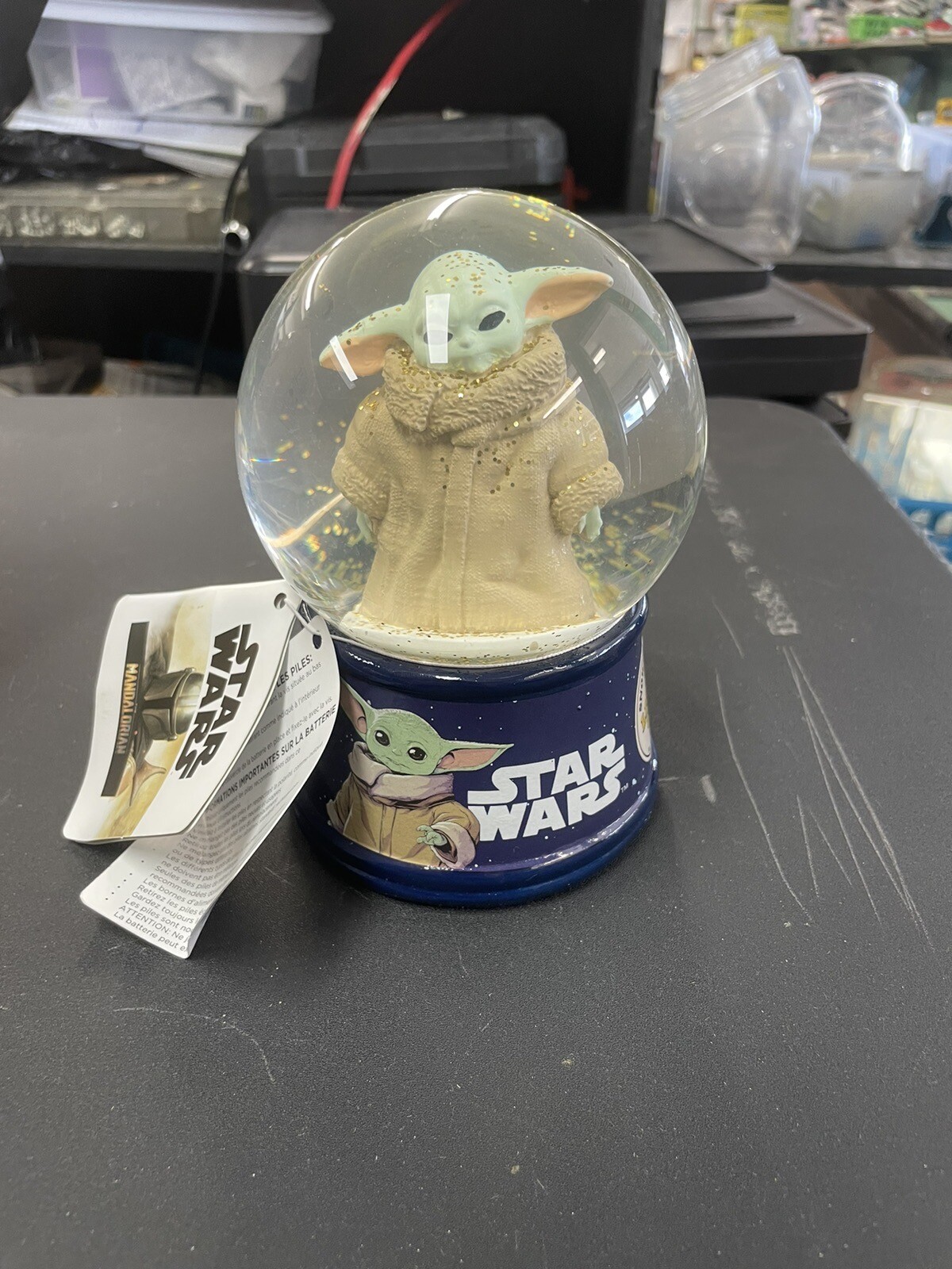 Disney Star Wars Mandalorian GROGU BABY YODA Lightup Snow Globe for ...