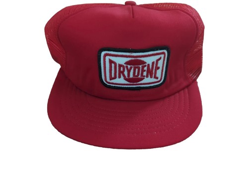 Vintage Swingster Drydene Motor Oil Men's Trucker Snapback Red Hat NEW ...