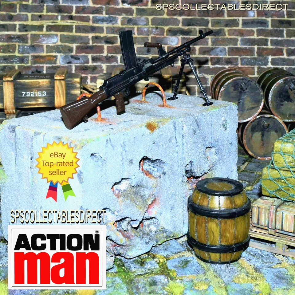 Action Man Vintage Palitoy Bren L4A4 Light Machine Gun, Bi-Pod NATO ...