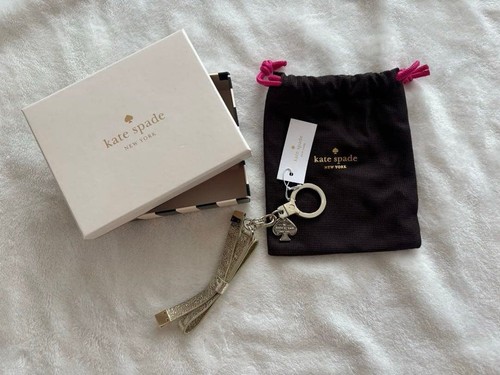 m1110 kate spade Ribbon Keychain New with Box and Tag Gift Accessory | eBay