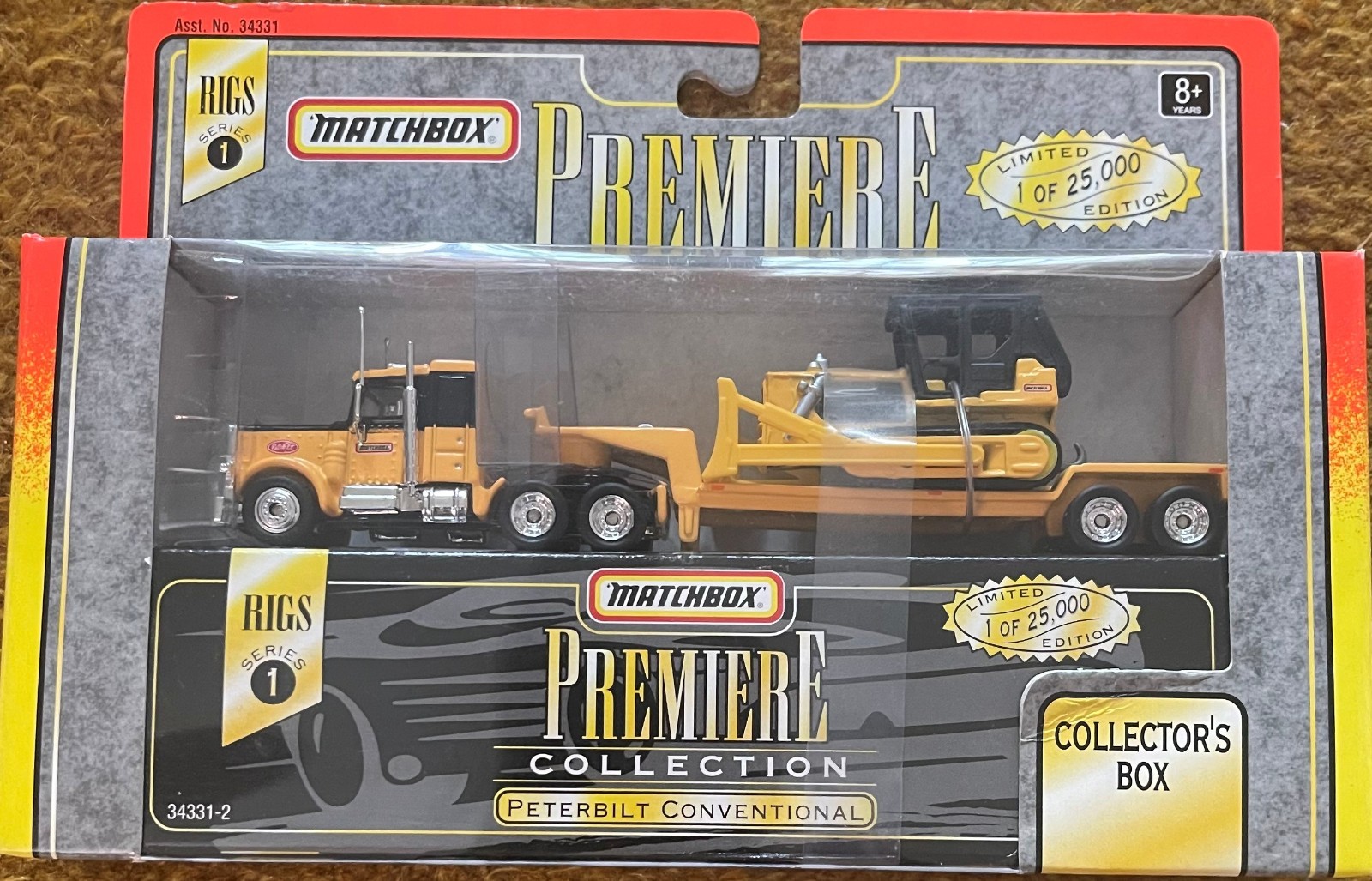 Matchbox Premiere Collection Rigs 1 Peterbilt Conventional Rig Dozer ...