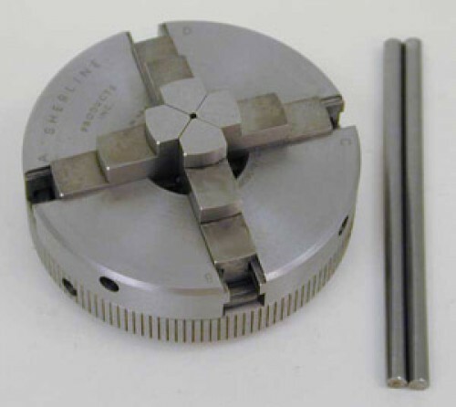 Sherline 1075 2.5" 4 Jaw Self Centering Chuck for Mini Lathe Made in ...