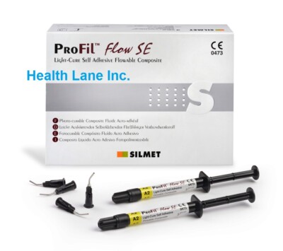 Silmet ProFil Dental Flowable SE Self Adhesive Composite 2gm Syringe A1 ...