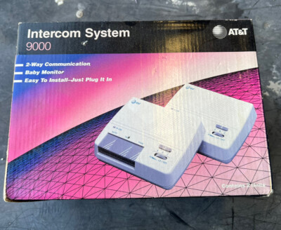AT&T 9000 2-Way Intercom System / Baby Monitor *New In original box* | eBay