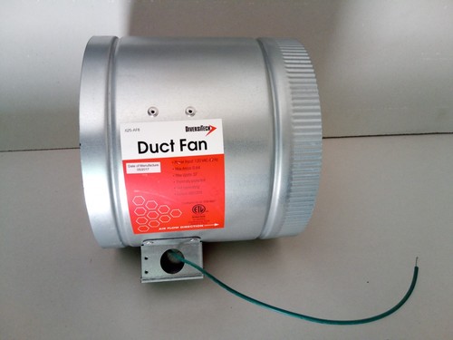 Empty Case Only! For DIVERSITECH 625-AF8 8" DUCT FAN 120/60/1 240CFM ...