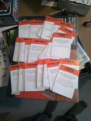 Gear, Asset, Honour, Victory Cards x40 vgc Games Workshop WH40k ...