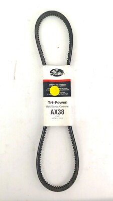 Gates Tri-Power AX38 V-Belt 1/2" X 40" Banda Courroie Cogged Rubber ...