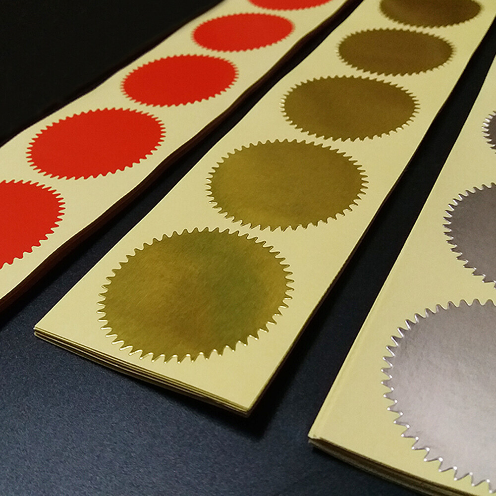 100PCS Embosser DIY Customize Envelope Embossing Stamp Seal Sticker ...