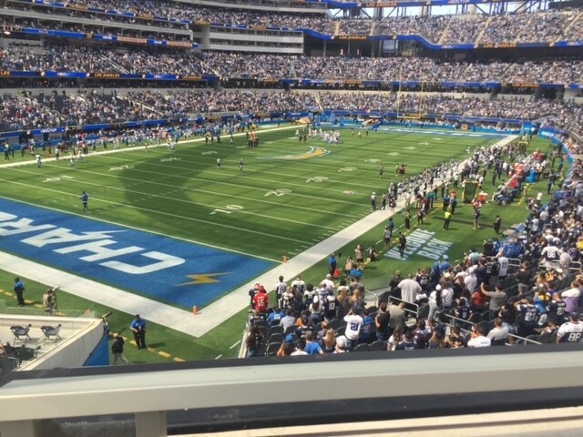 4 TIX LOS ANGELES CHARGERS vs PHILADELPHIA EAGLES 12/8-PREMIER FRONT ...