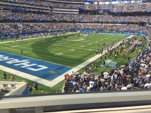 4 TIX LOS ANGELES CHARGERS vs PHILADELPHIA EAGLES 12/8-PREMIER FRONT ...