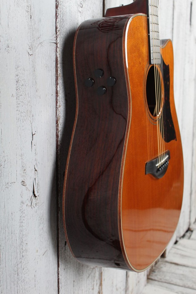 Yamaha A3R ARE Dreadnought Cutaway All Solid Acoustic Electric Guitar w ...