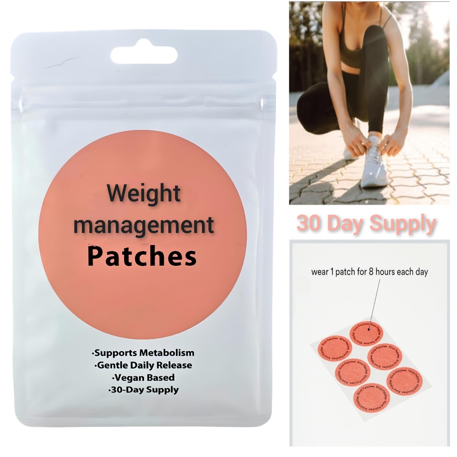 30 PCS Weight-loss Patches Slimming Patches Weight Management Tools~US ...