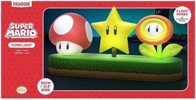 PALADONE SUPER MARIO ICON LIGHT OFFICIAL MARIO BROTHERS FREE STANDING ...