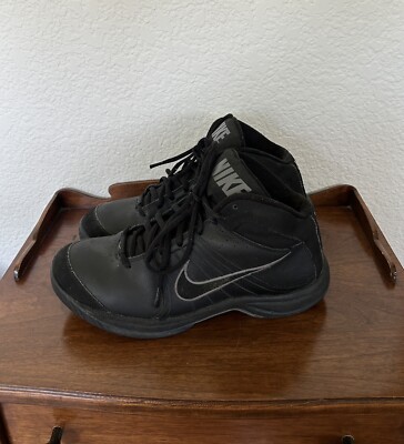 Nike Overplay VI Athletic Basketball Shoe Size 8 443456-002 Black | eBay