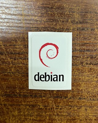 1x Debian Linux Desktop / Laptop sticker label (NEW) | eBay
