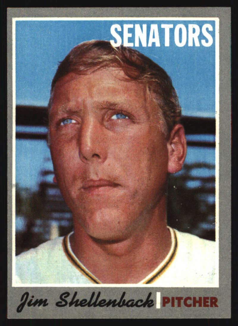 1970 Topps #389 Jim Shellenback EX/EX+ Senators 569577 | eBay