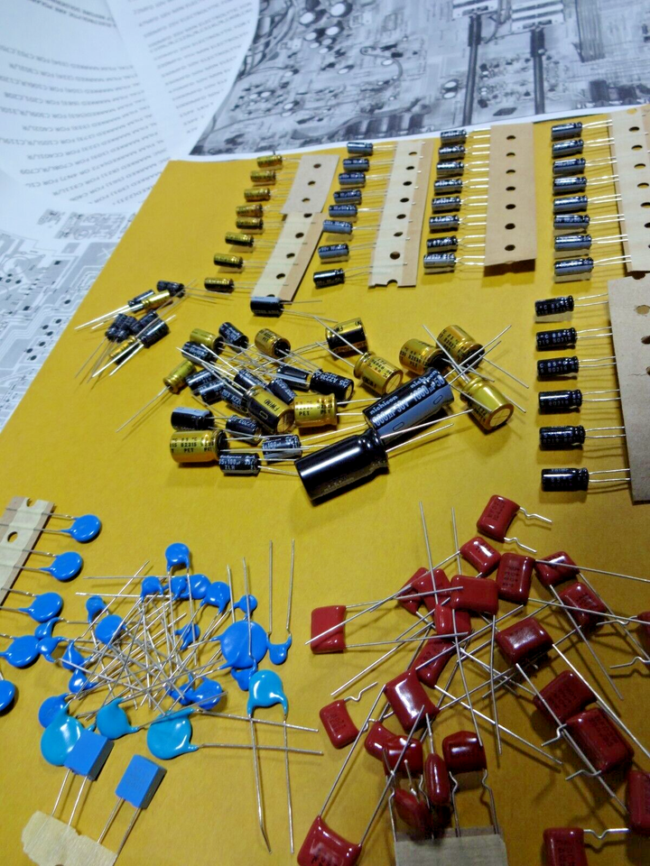 ADCOM GFP-1A PREAMP FULL CAPACITOR UPGRADE KIT AS REQUESTED! | eBay