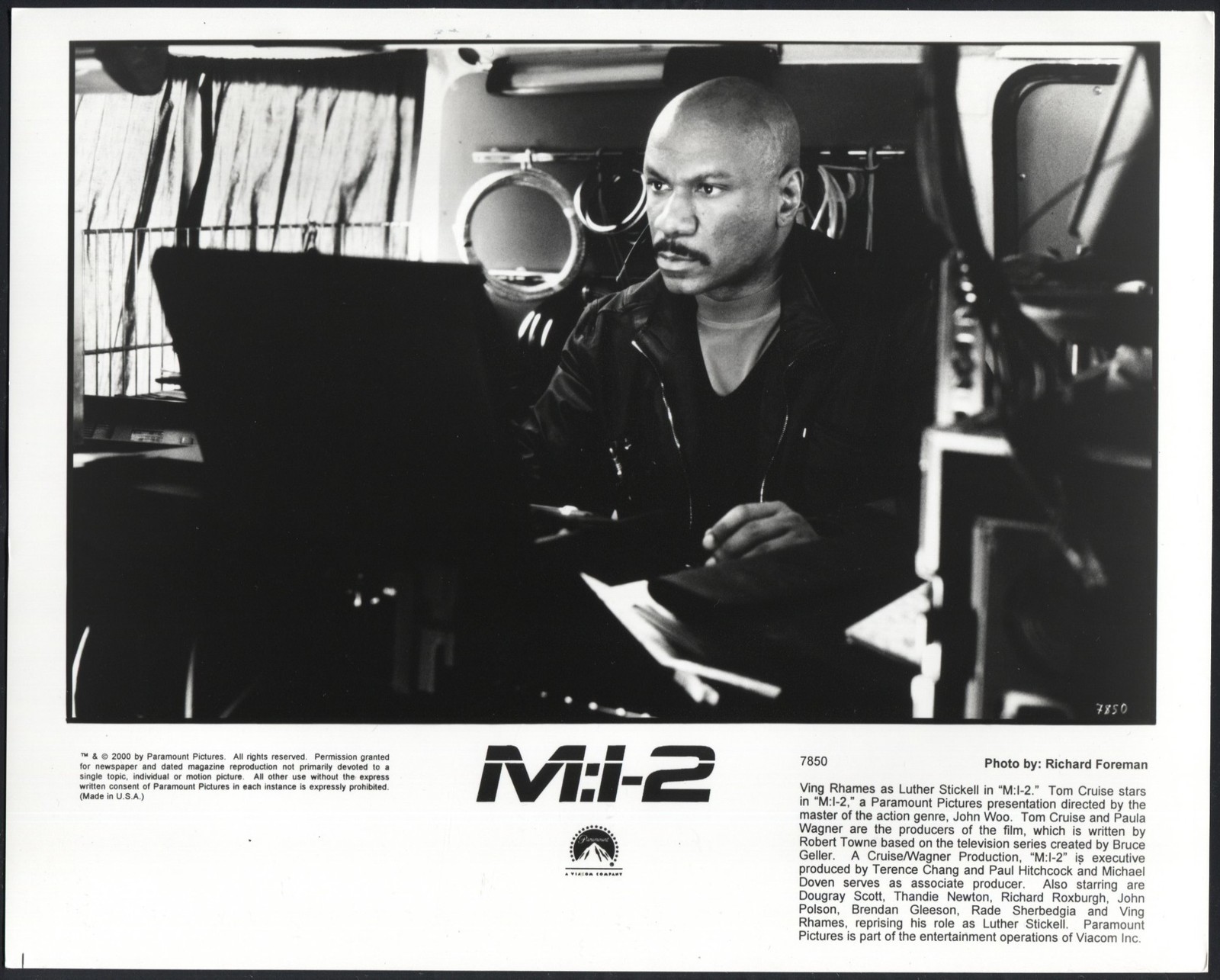 VING RHAMES in MI 2 '00 MISSION IMPOSSIBLE WOW LOOK | eBay