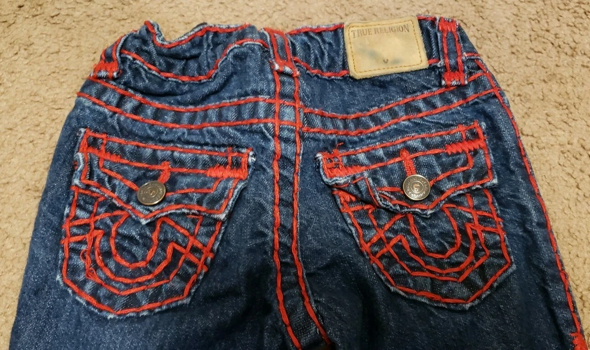 Red True Religion Jeans Boys