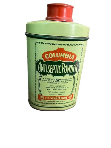 Vintage “Columbia Antiseptic Powder” Tin | eBay