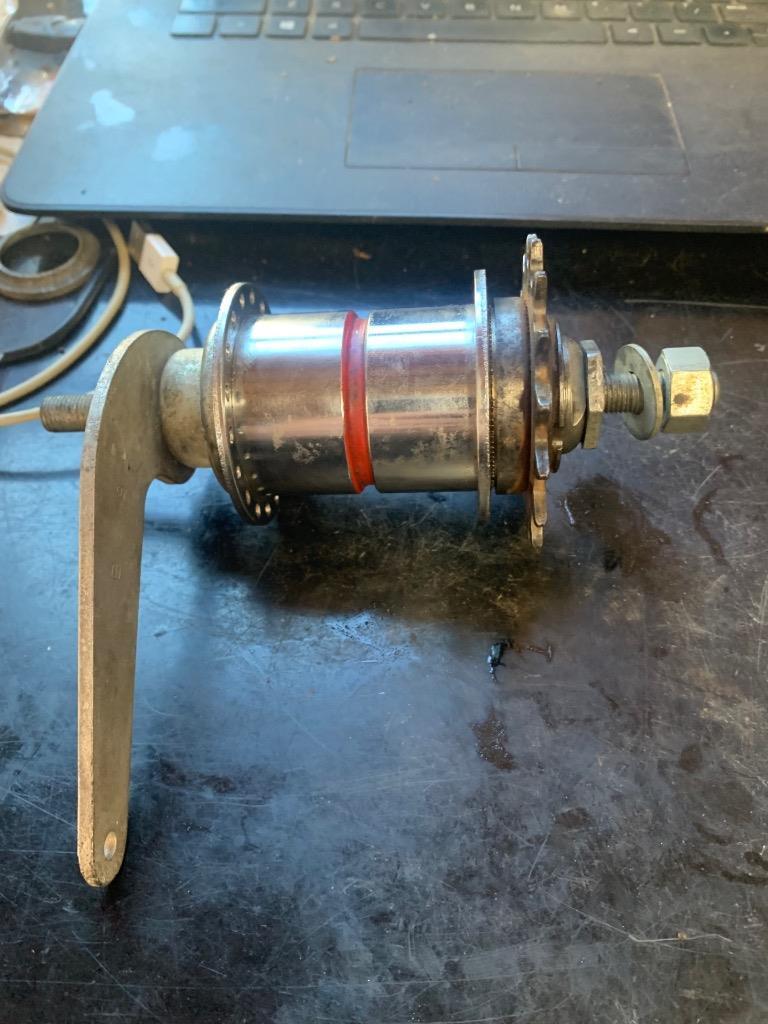 Vintage Schwinn Stingray Bendix RB2 28 Hole Red Band Coaster Brake Hub ...