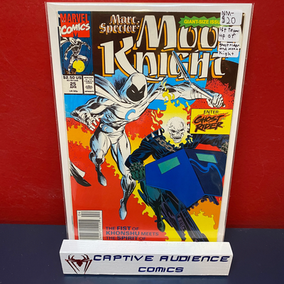 Marc Spector: Moon Knight #25 - 1st Team up of Ghost Rider and Moon ...