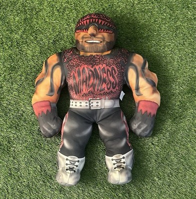 Macho Man Randy Savage WCW Bashin' Brawlers Stuffed Doll Toybiz 1998 ...