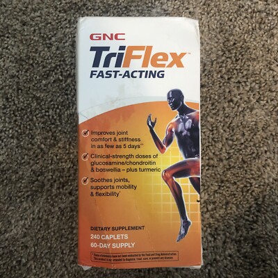 GNC 719184 TriFlex 240 Tablets Glucosamine and MSM JointSupport ...