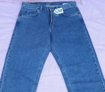 MC. GORDON RING SPUN DENIM Jean Pants for Men SIZE: W34 X L32. TAG NO ...