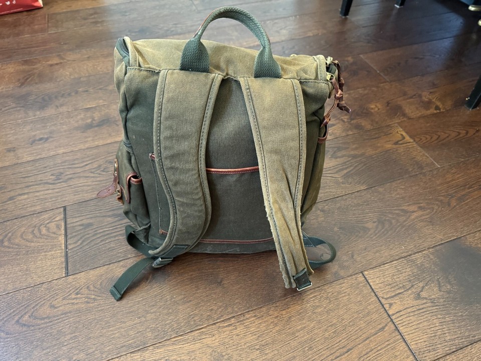 Vintage Orvis Battenkill Canvas Leather Backpack | eBay