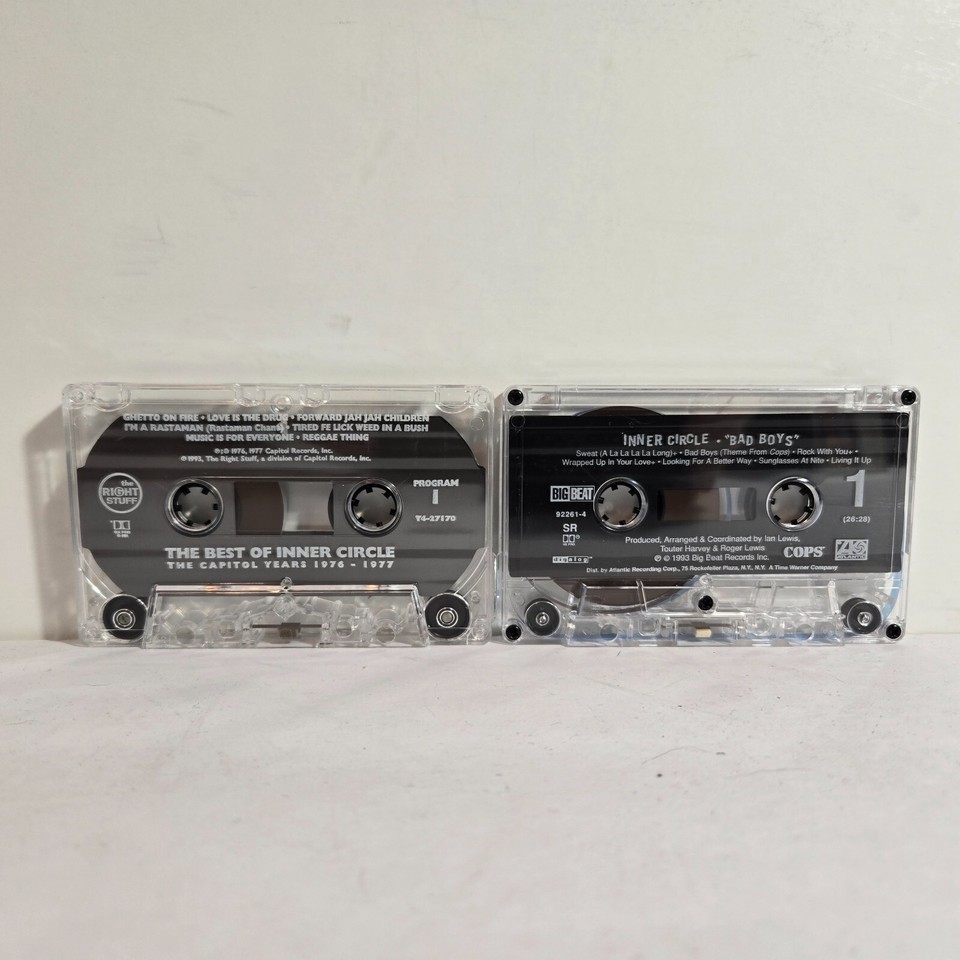 Lot of 2 Inner Circle Cassette Tapes Bad Boys - The Best of Inner ...
