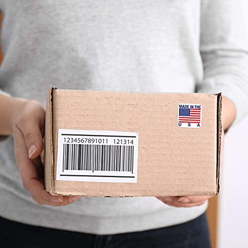 1000 Pcs Made In USA American Flag Stickers Vinyl Decal Sticker Roll ...